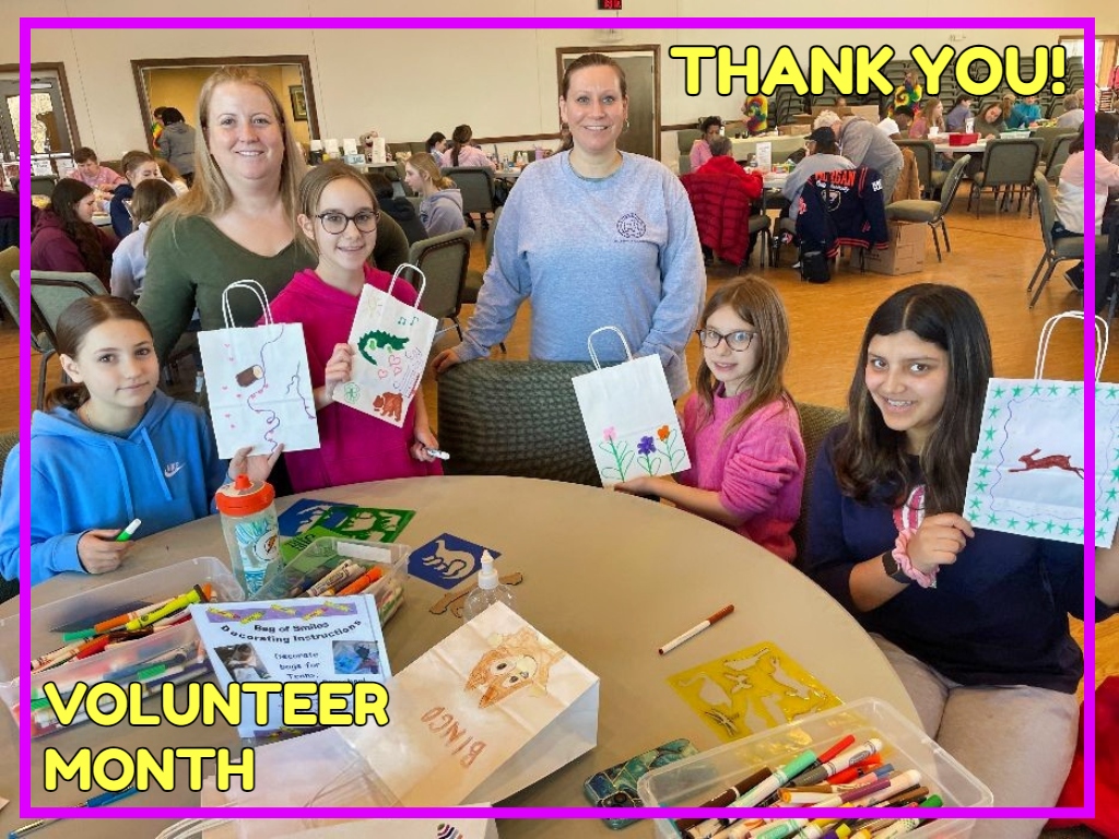 Volunteer Month Vignettes 2024 – Caitlin's Smiles
