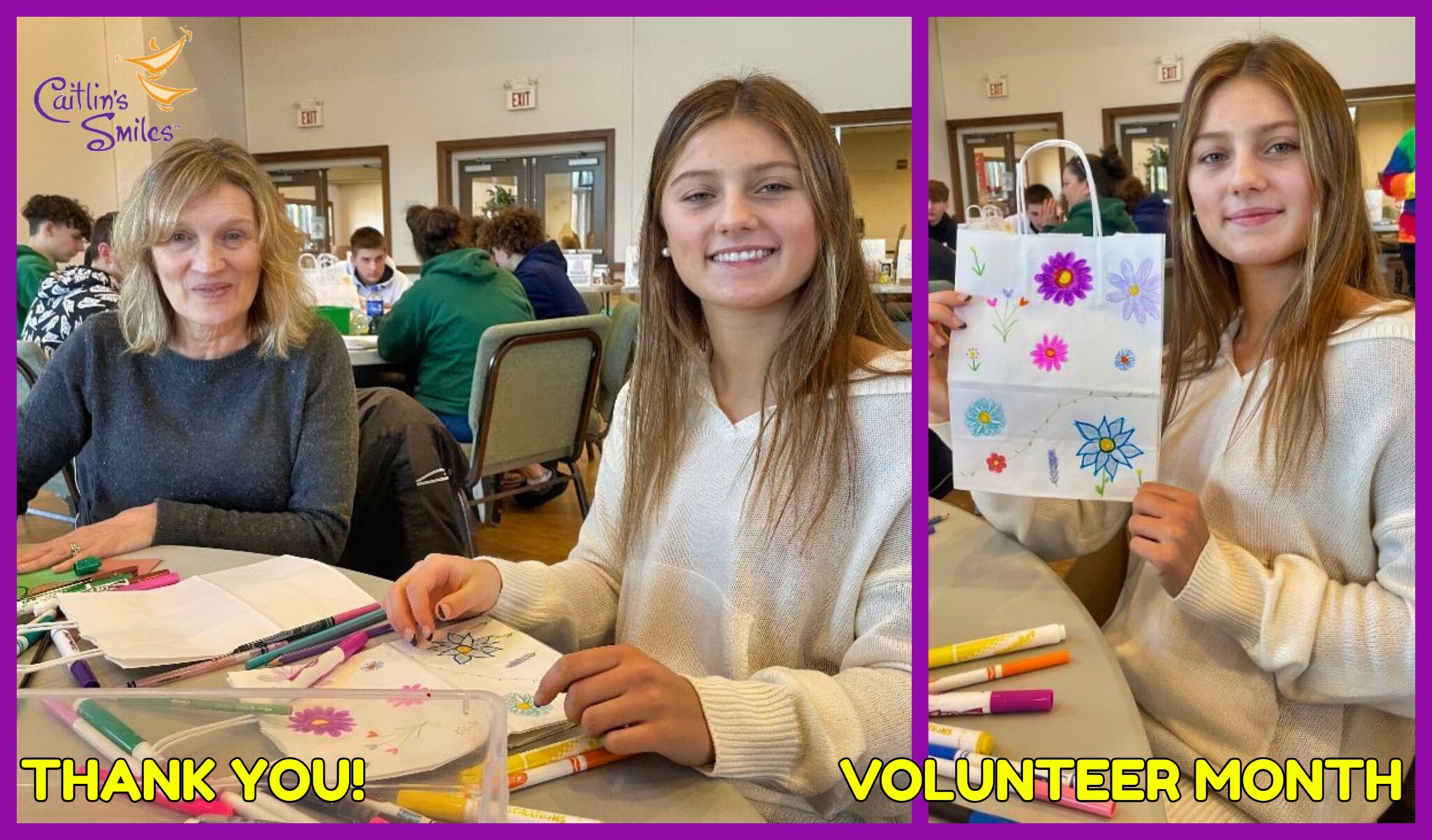 Volunteer Month Vignettes 2024 – Caitlin's Smiles