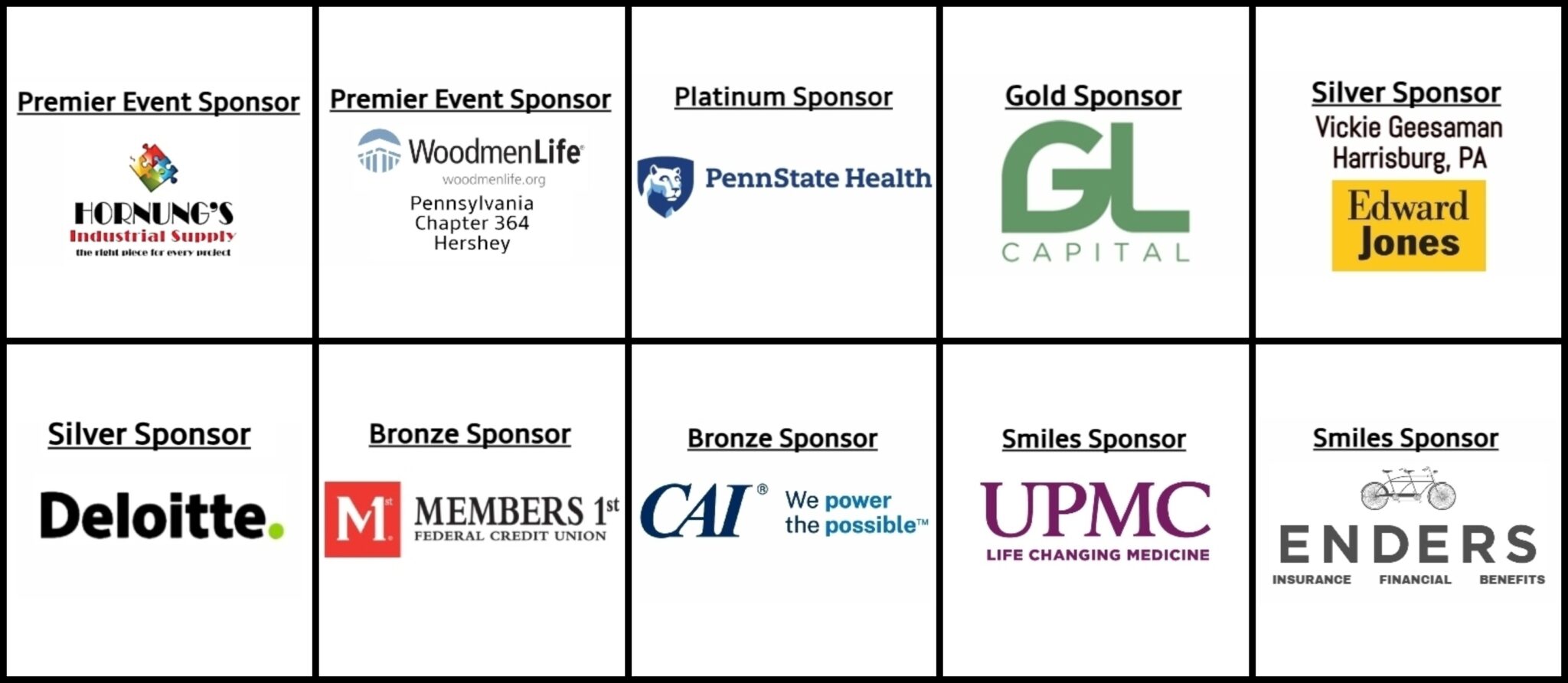 Thanks to the 2024 Celebration of Smiles Sponsors – Caitlin's Smiles